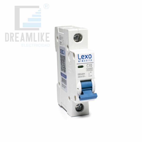 AUTOMÁTICO 1X10A 6KA CURVA C LEXO – DREAMLIKE