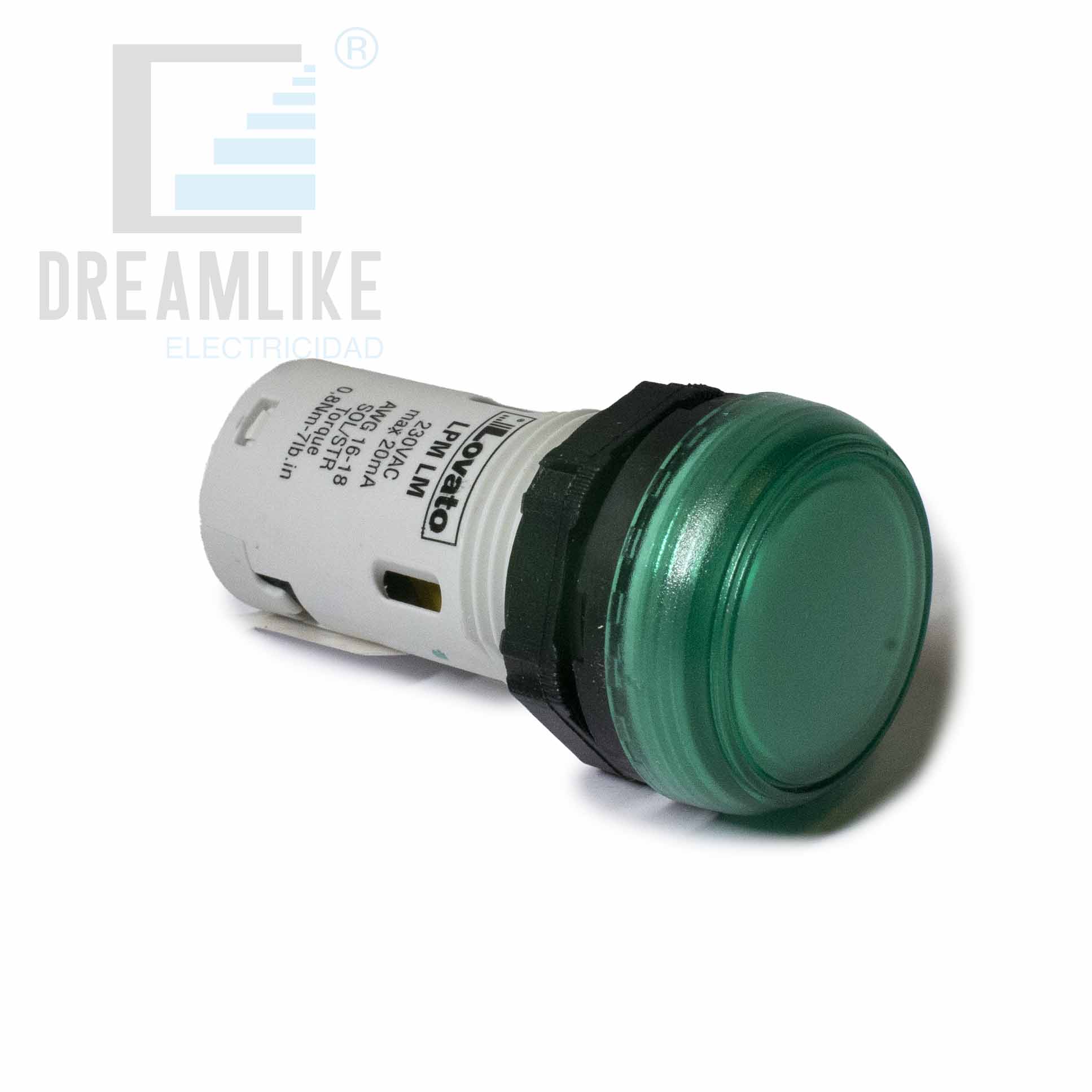 Luz Piloto Verde Lovato – DREAMLIKE