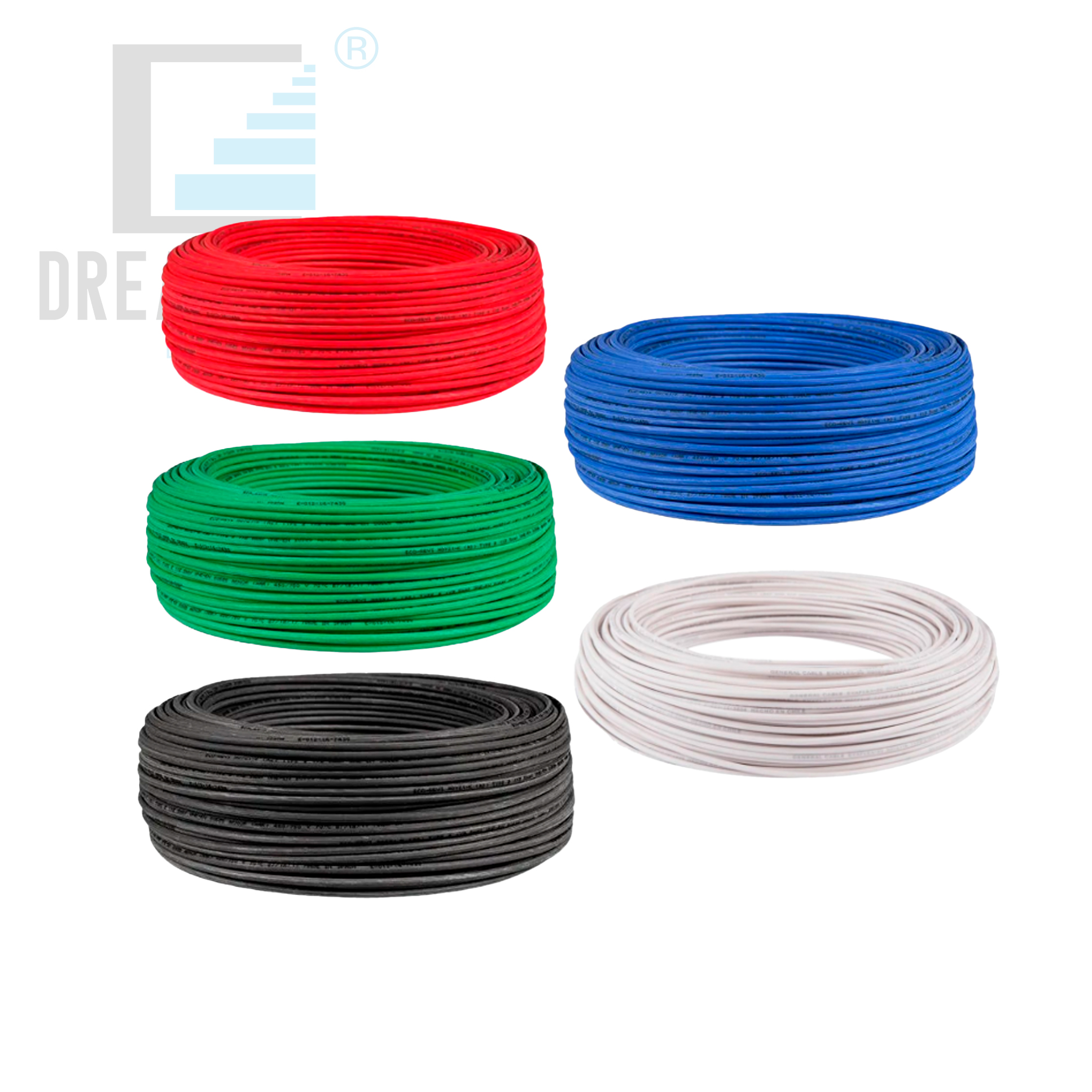 Cable Libre de Halógeno 6.0mm² H07Z1-K x Rollo 100 Mts. – DREAMLIKE