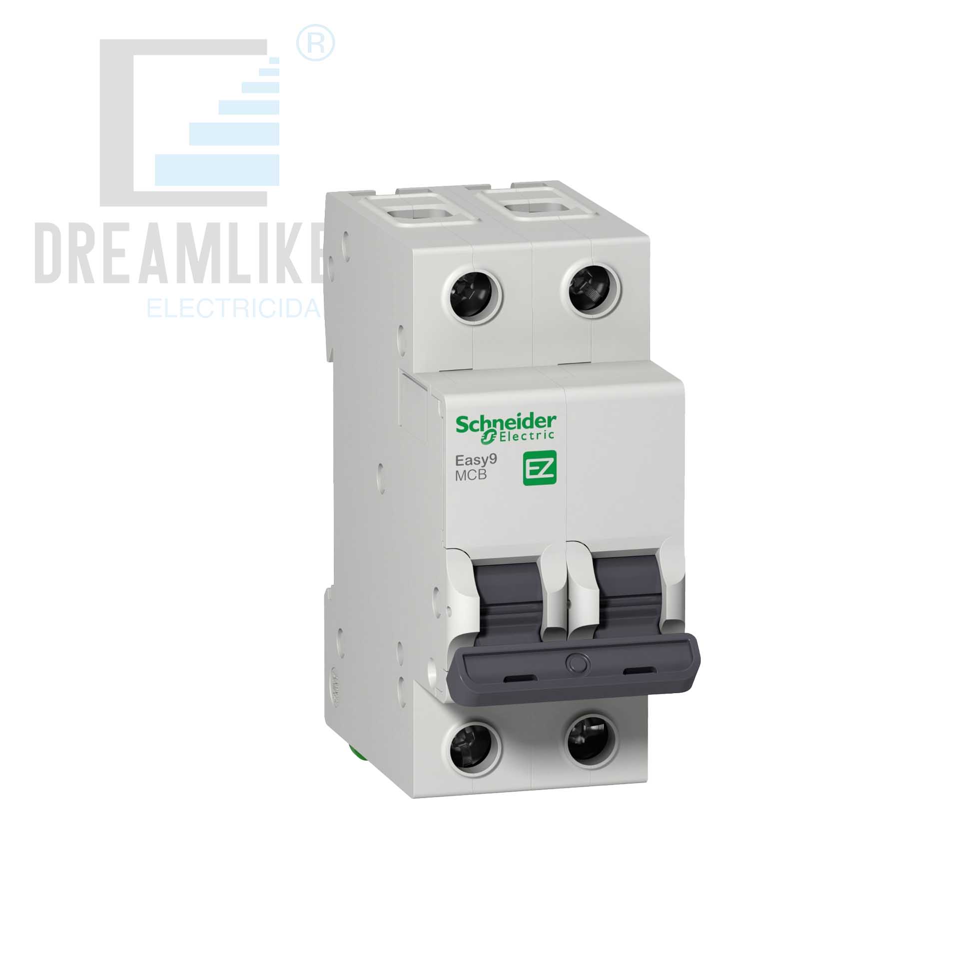 Interruptor automático Easy9 2P 10A 6kA curva C Schneider – DREAMLIKE