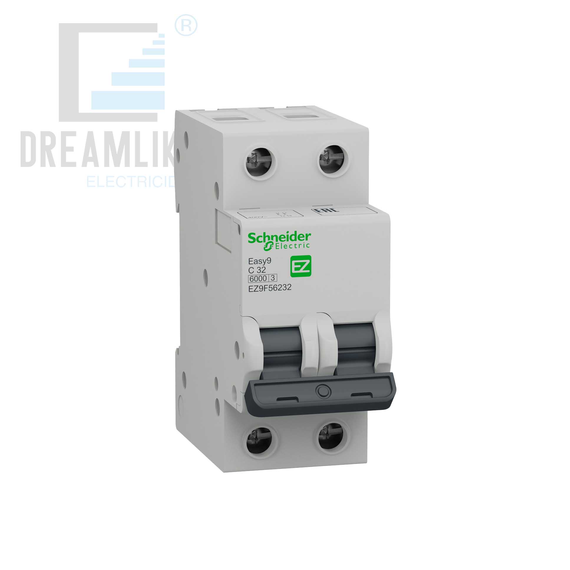 Interruptor automático Easy9 2P 32A 6kA curva C Schneider – DREAMLIKE